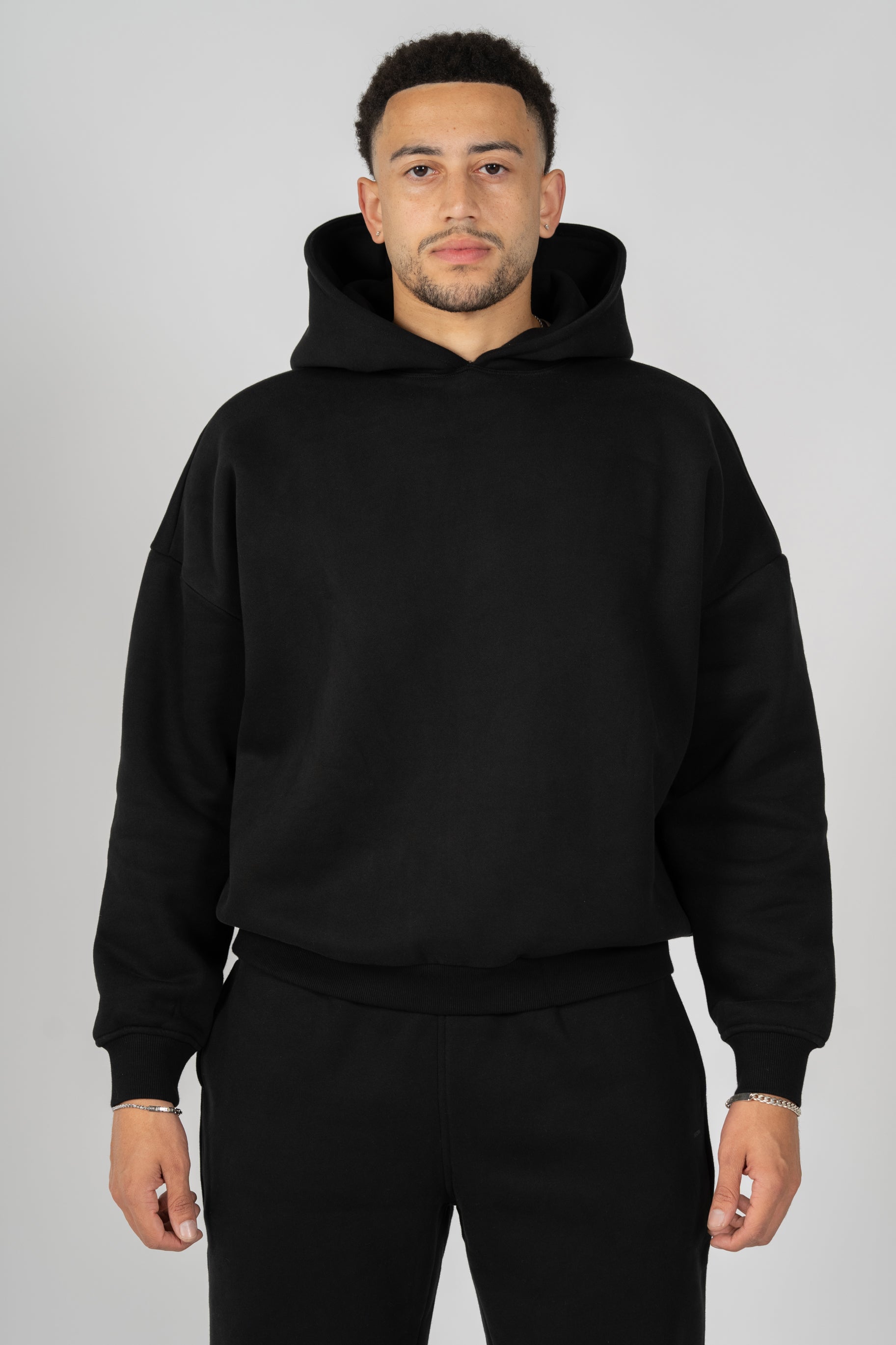 INFORM Recovery Rest Day Oversized Black Hoodie